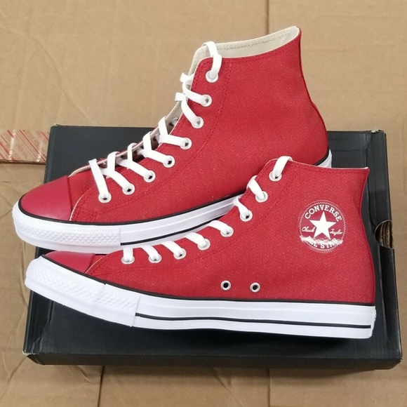 Converse | Shoes | Converse Chuck Taylor All Star Gym Red High Top ...